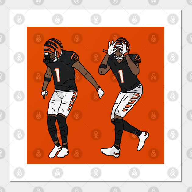 Jamarr Chase Griddy Nfl Posters And Art Prints Teepublic